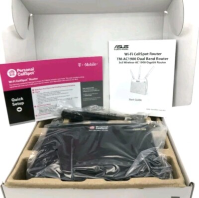 T-Mobile Asus TM-AC1900 Dual Band Wireless Router Personal Cellspot ...