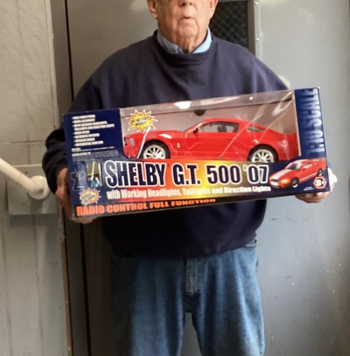 Shelby Performance Huge Remote Control GT500 Scale 1:10 Red with White ...