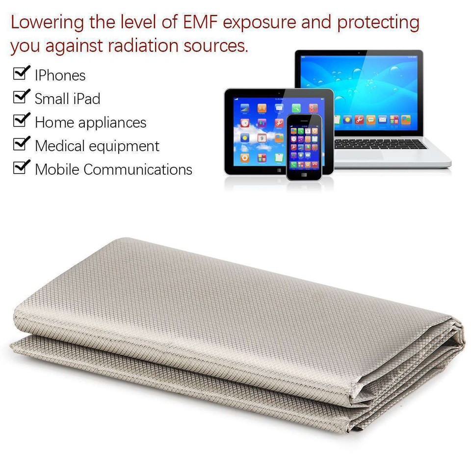 EMF Protection Fabric-Blocking RFID Radiation Singal Shielding Wifi EMI ...