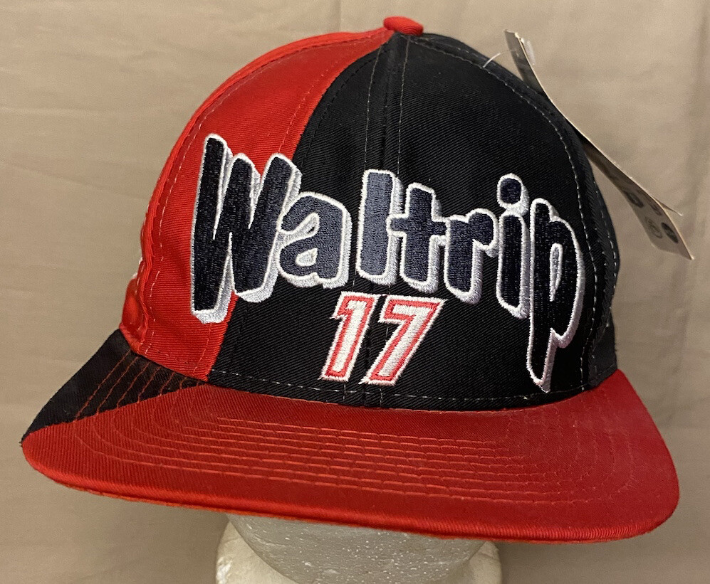 Vtg Darrell Waltrip NASCAR Western Auto Racing #17 Snapback Hat/Cap NWT ...