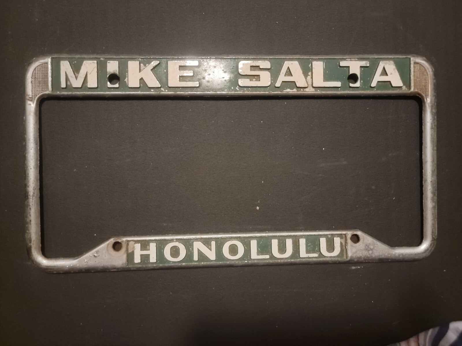 MIKE SALTA PONTIAC HONOLULU HAWAII VINTAGE Californi Dealer License ...