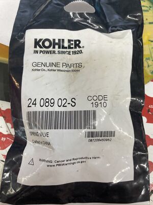 24 089 02-s Kohler Valve Spring | eBay