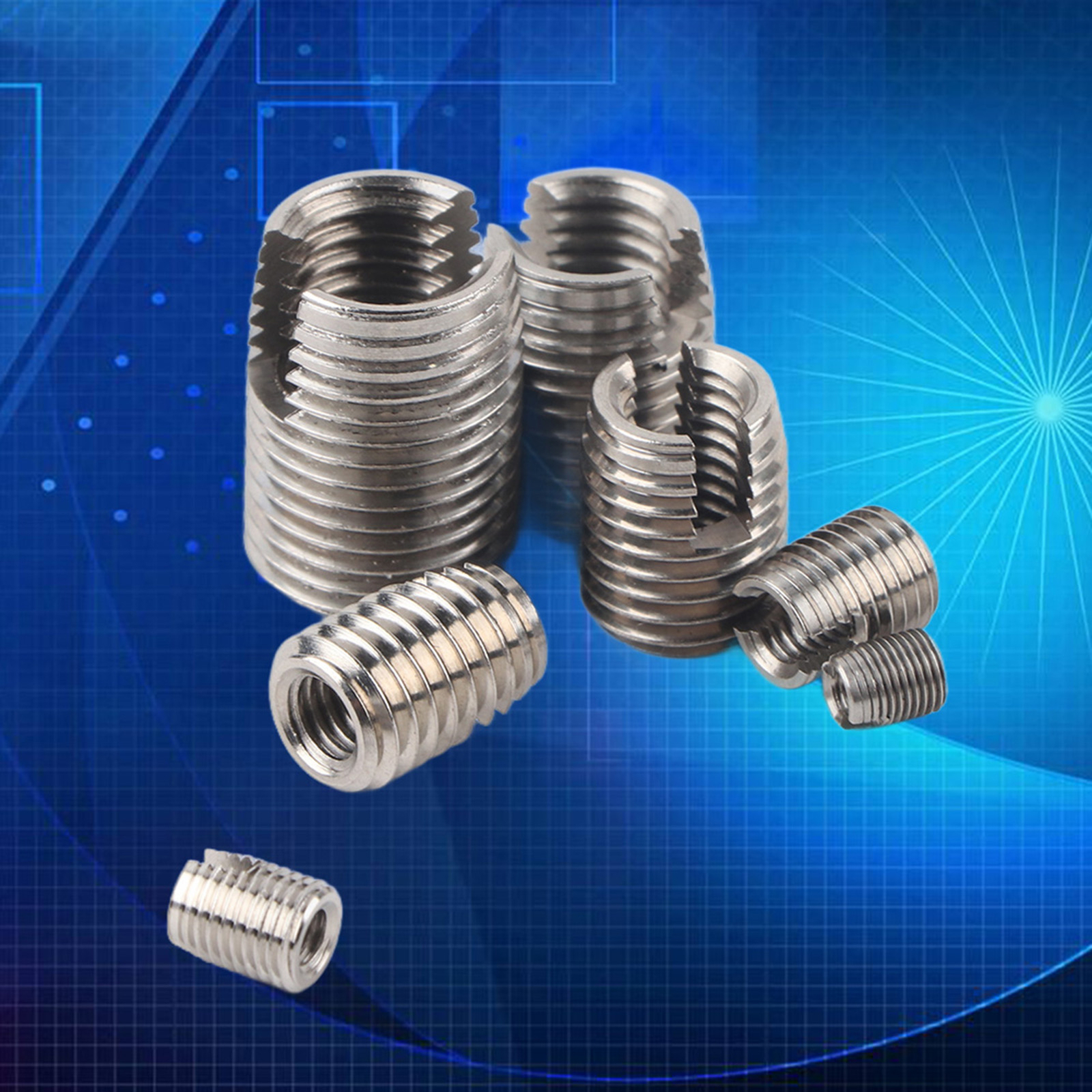 50Pcs Inner Thread Self Tapping Thread Inserts Set Thread Reinforce ...