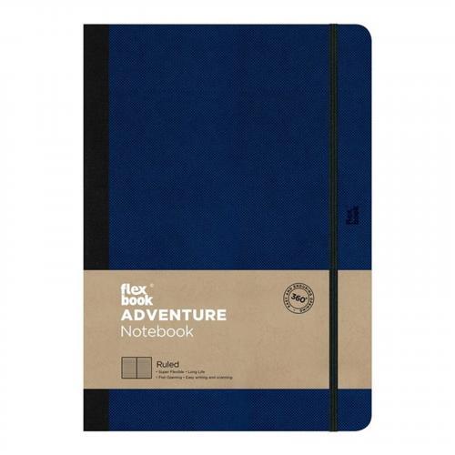 FLEXBOOK 21.00066 Adventure Notebook Large Ruled Royal Blue [21.00066 ...