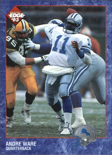 1993 Collector's Edge Football Card #65 Andre Ware | eBay