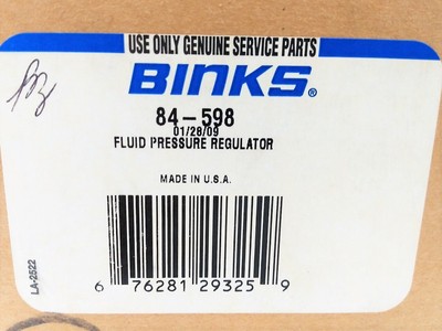 Other - Binks Pressure