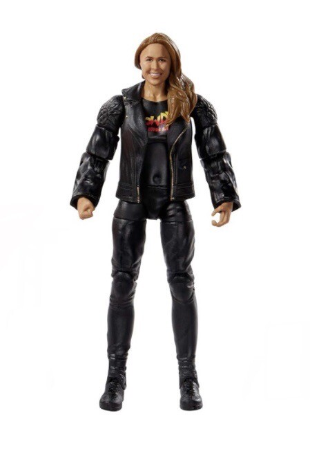 WWE Elite Collection Rowdy Ronda Rousey Action Figure Mattel Series 65 ...