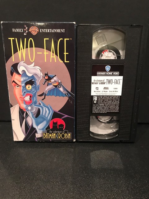 The Adventures of Batman Robin - Two-Face (VHS, 1995) for sale online ...