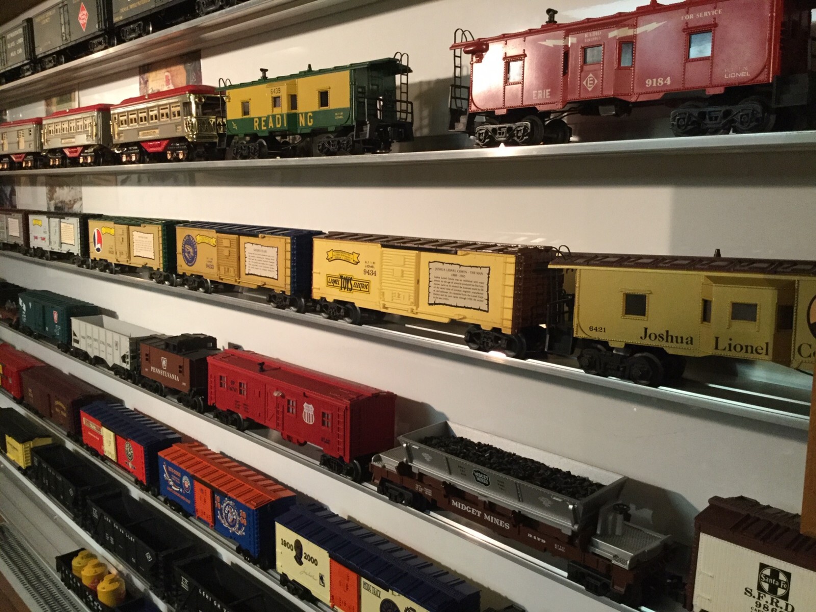 O SCALE TRAIN DISPLAY SHELVES 5 PACK Aluminum / Model Railroad / O ...