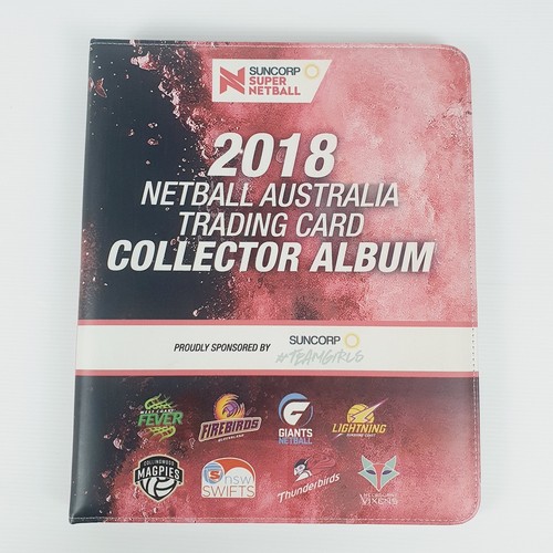 2018 NETBALL AUSTRALIA Trading Card ALBUM plus 36 Cards | eBay
