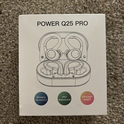 Power Q25 Pro Wireless Waterproof Light Weight Head Phones | eBay