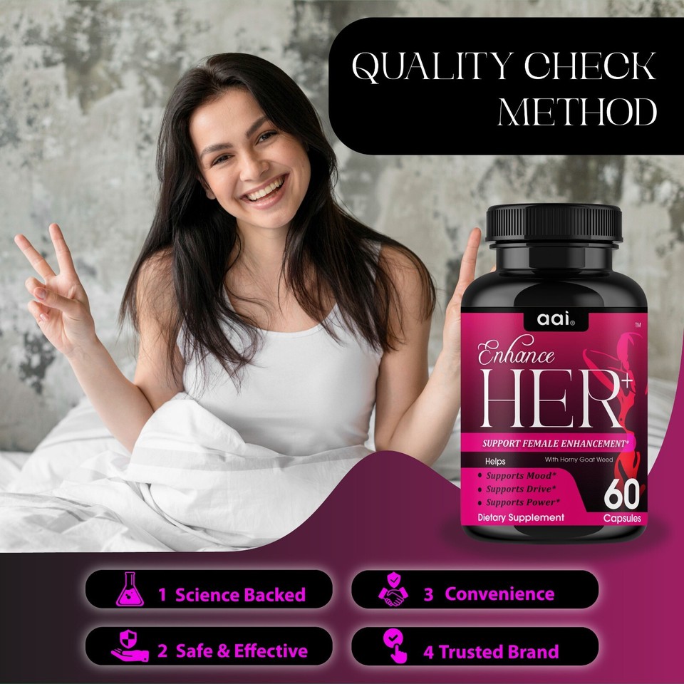 FEMALE AROUSAL PILLS, Libido Booster for Women Enhancement Stamina ...