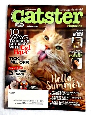 Catster Magazine July/August 2015 Pages Never Turned | eBay