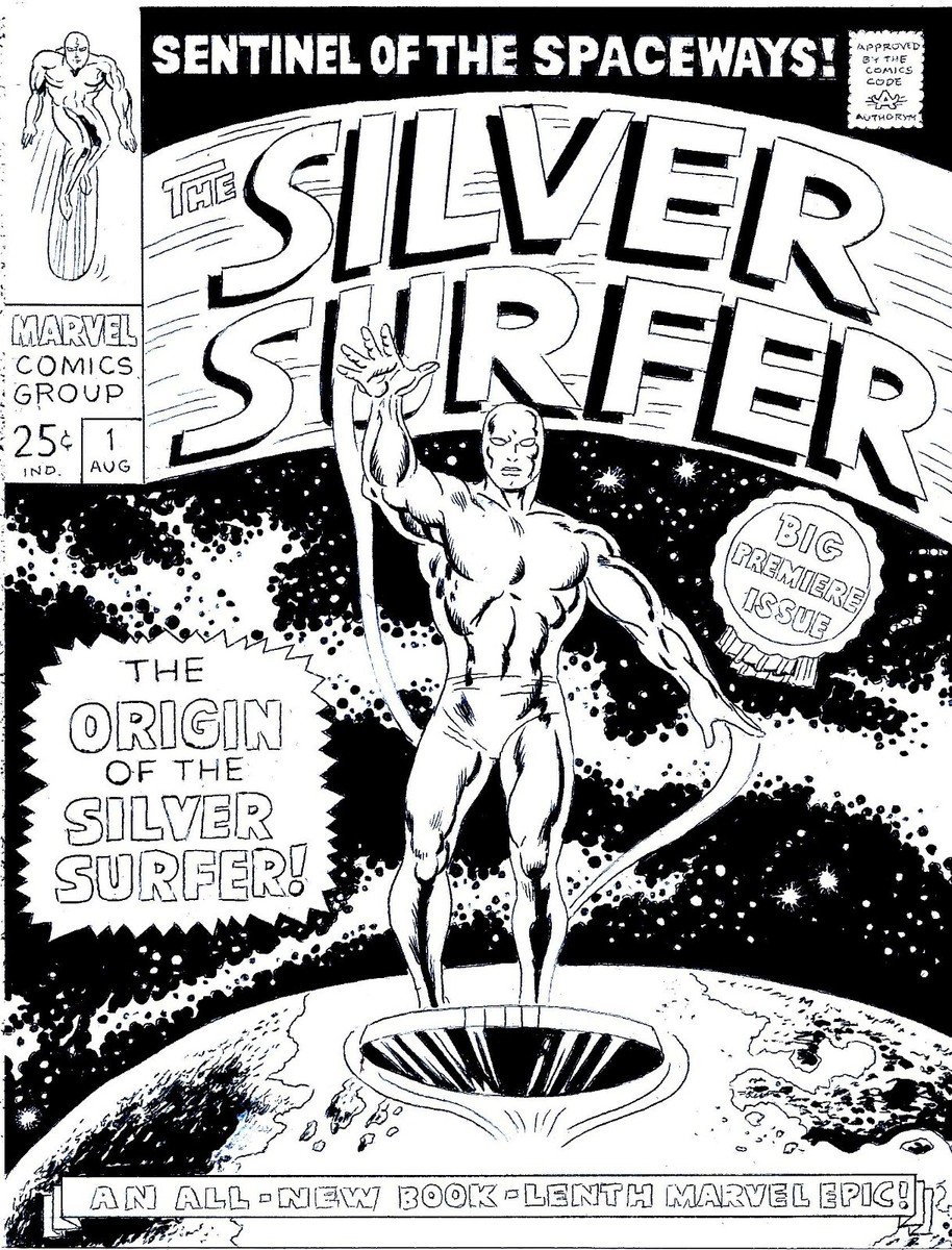Silver Surfer Comic Art