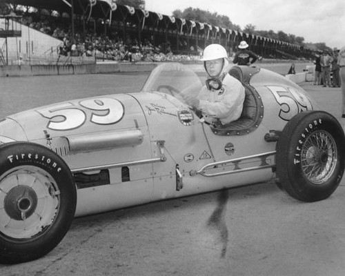 Stock Car Indy Nascar Motor Racing Driver Jim Rathmann c1950s 1 Old ...
