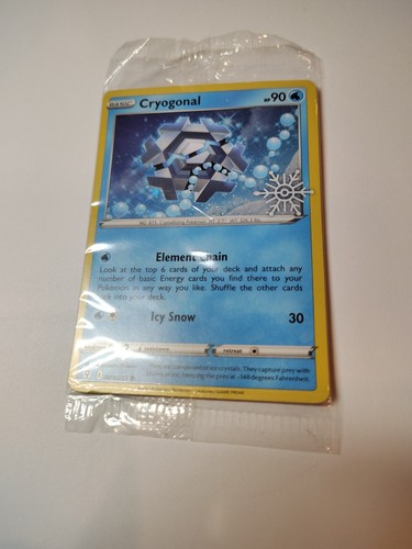 Cryogonal 043/203 Holiday Advent Calendar Promo Sealed Pokemon Trading ...