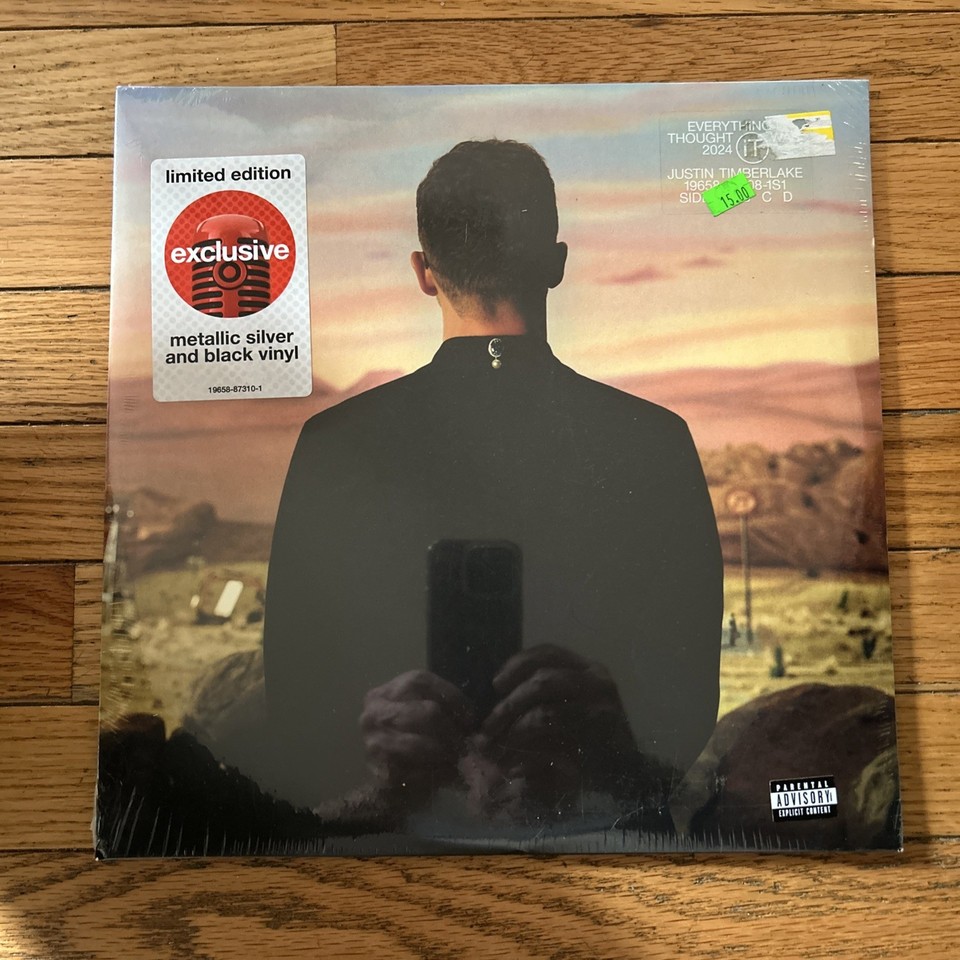 Justin Timberlake Everything I Thought It Was Metallic Silver & Black 2 ...