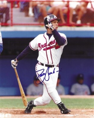 Signed 8x10 DAVE JUSTICE Atlanta Braves Autographed photo - w/COA | eBay