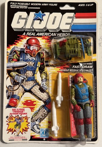 GI Joe G.I. Joe ARAH Fast Draw Fastdraw Missile Specialist 1987 MOC ...