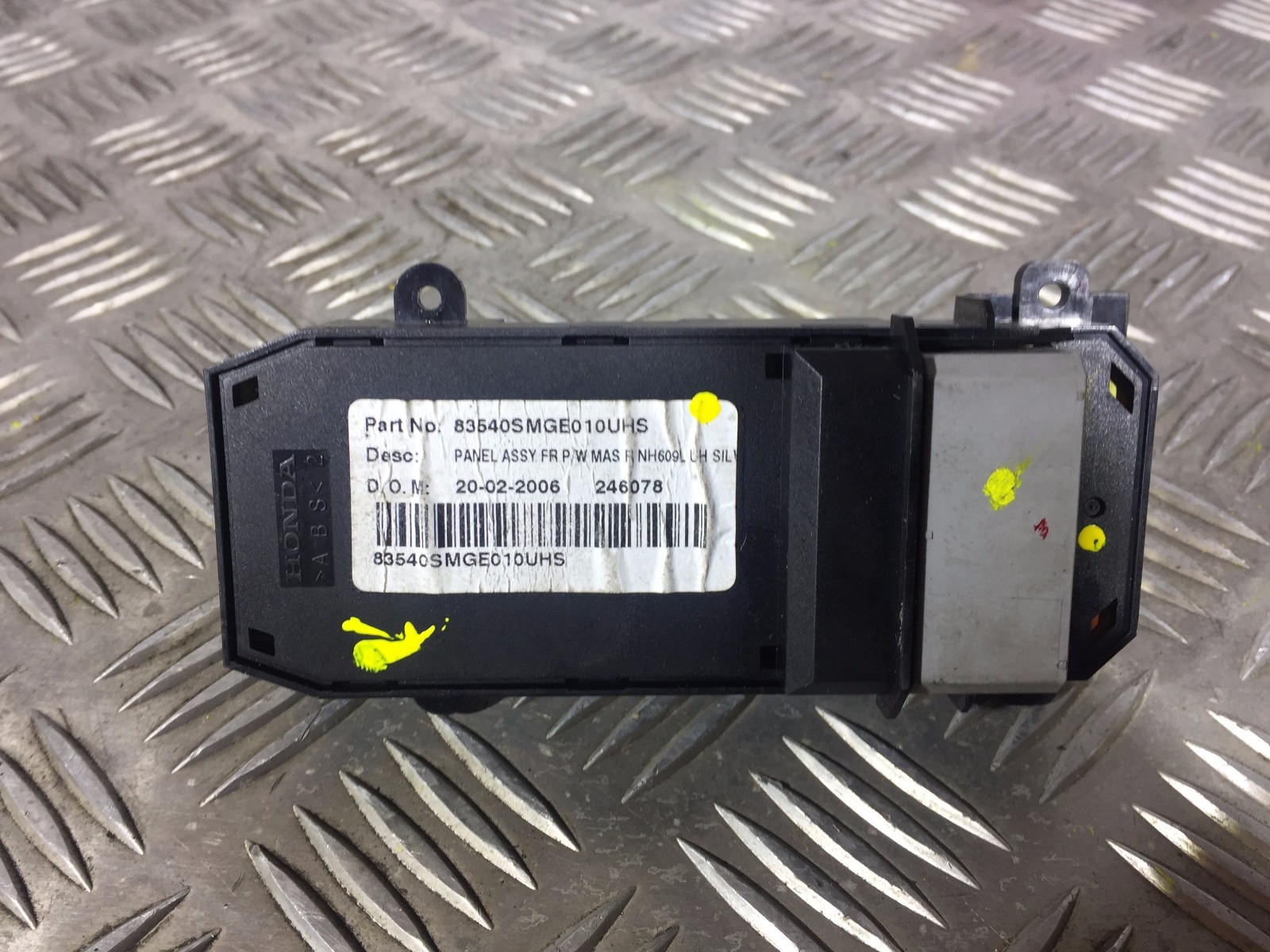 HONDA CIVIC MK8 2.2 CDTI DRIVERS 4 WAY WINDOW SWITCHES 83540 SMGE010UHS ...