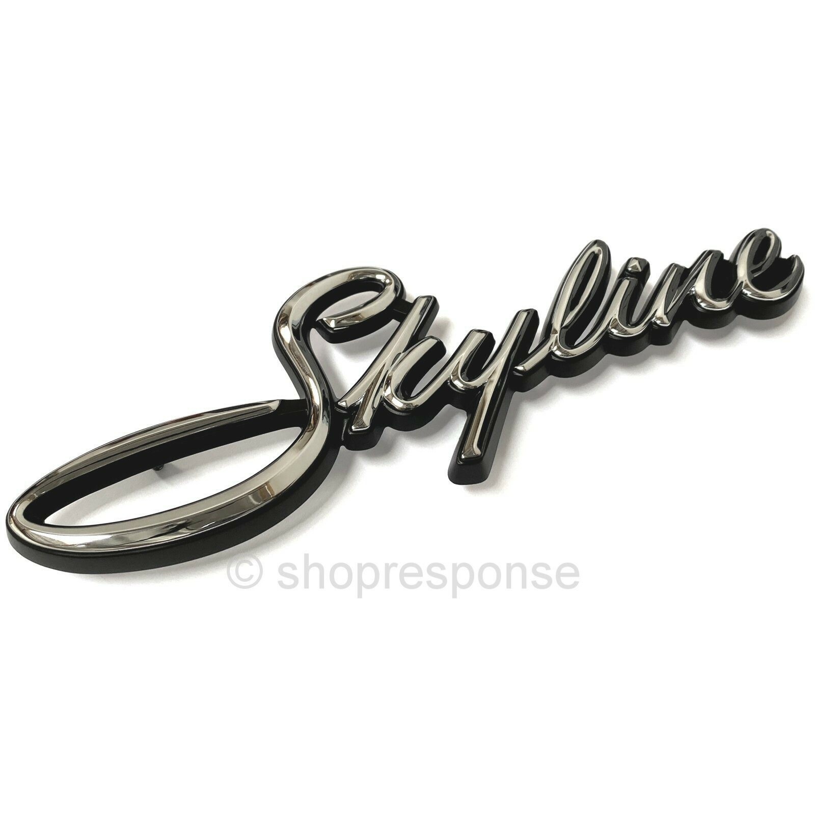 OEM Nissan 68-72 Skyline C10 Side Fender Skyline Emblem Badge ...