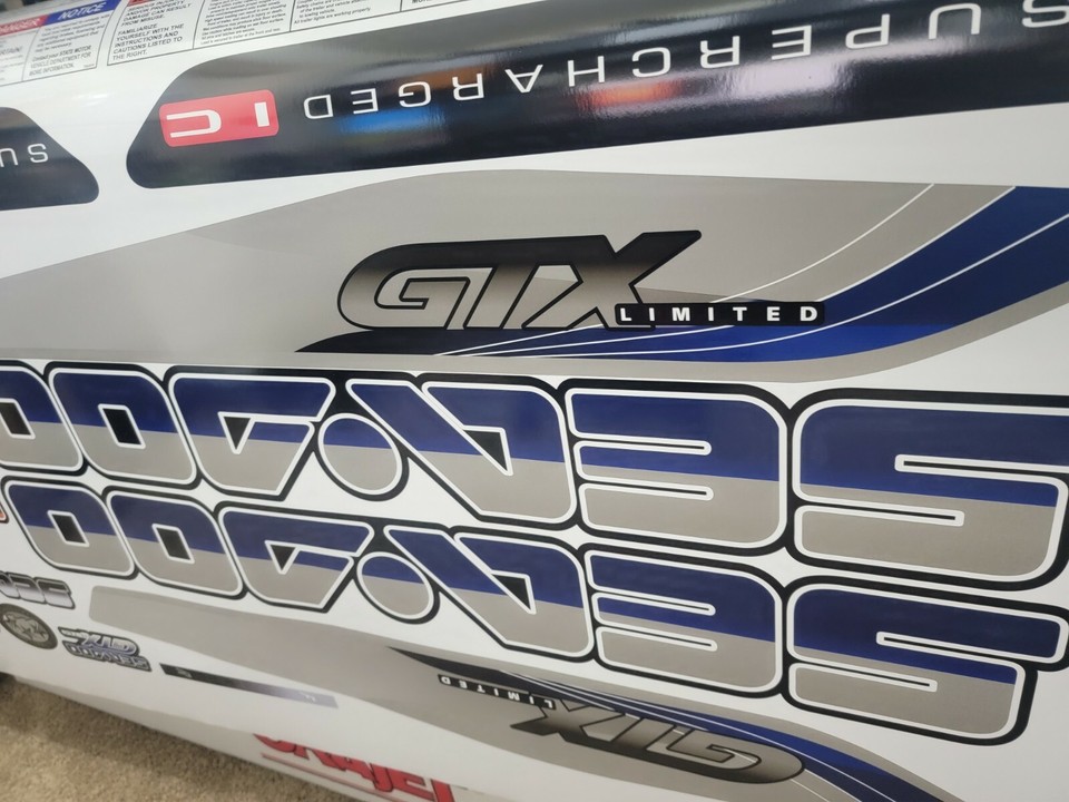 SEADOO GTX LIMITED 2006 Graphics / Decal / Sticker Kit HULL BOTTOM ONLY ...