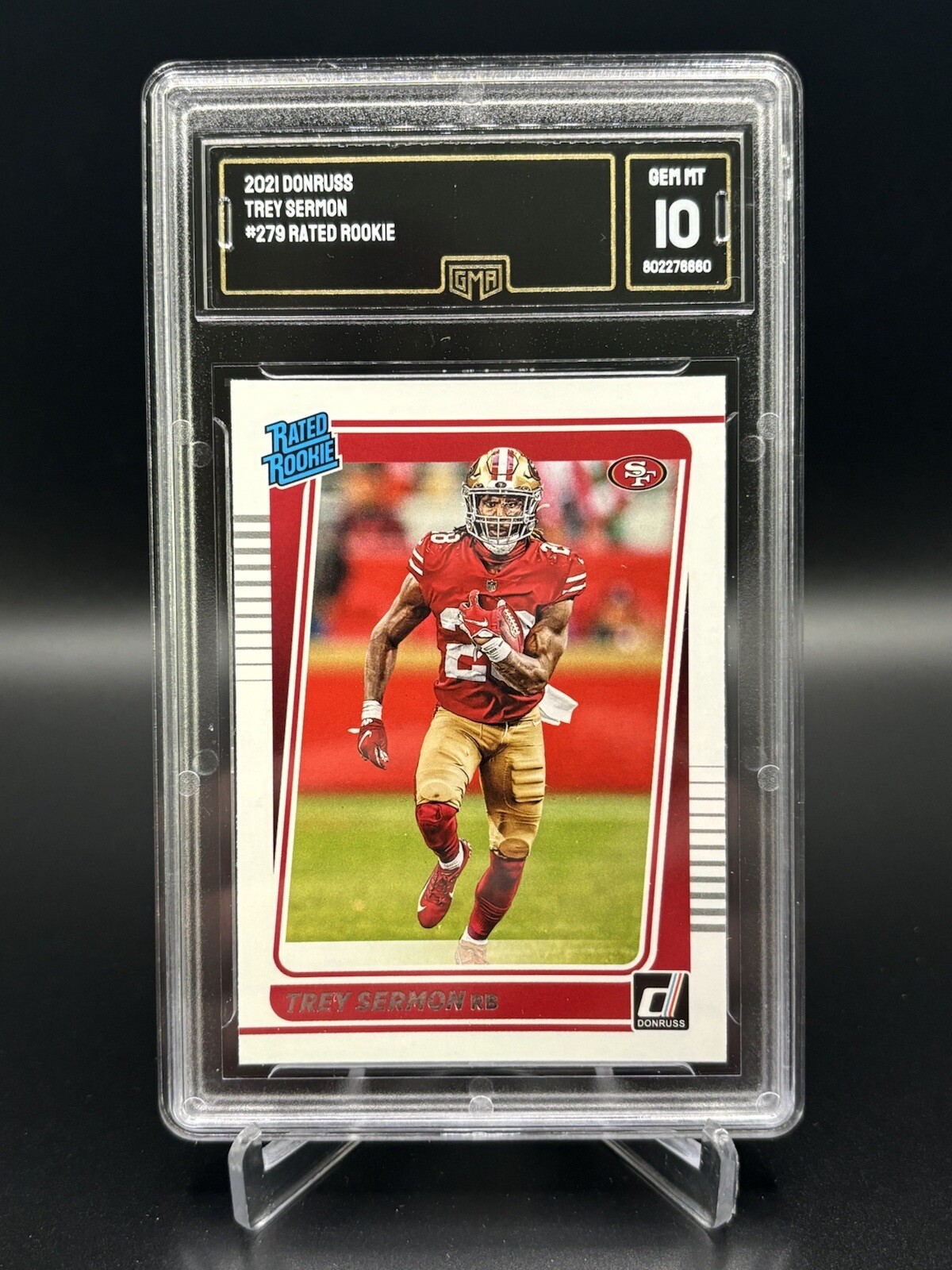2021 Donruss Trey Sermon Rated Rookie RC #279 GMA 10 Card (3) | eBay