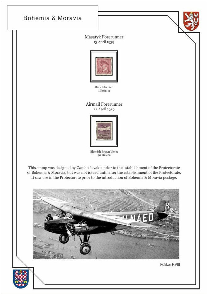 Third Reich Germany Bohemia and Moravia 1939-1945 PDF(DIGITAL) STAMP ...