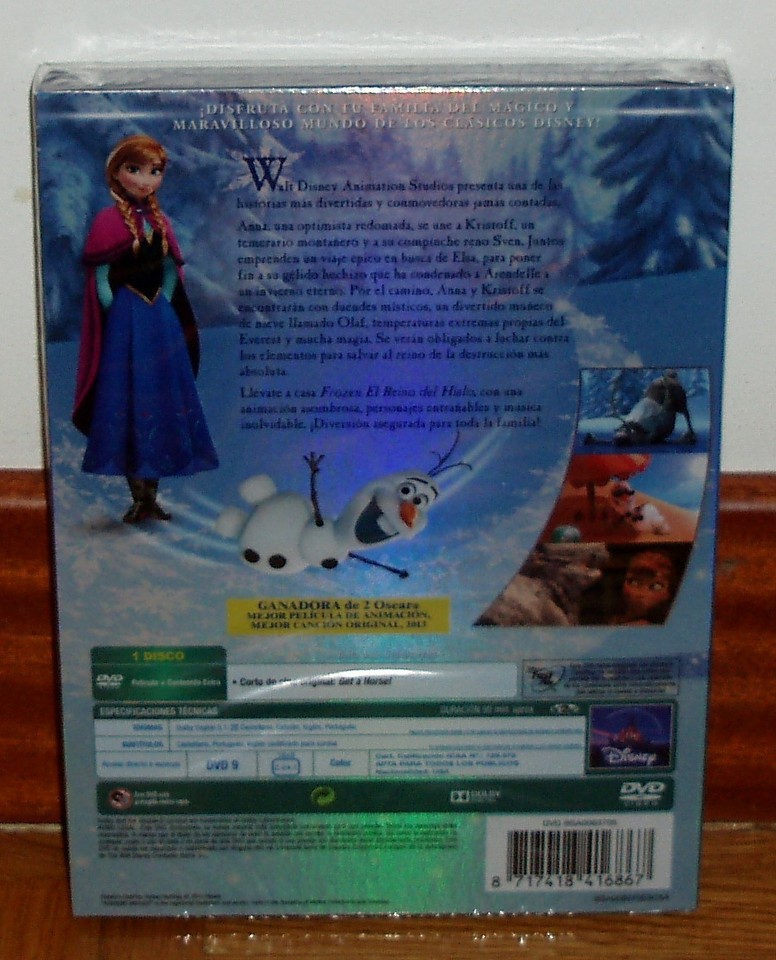 Frozen The Classic Ice Kingdom Disney No. 55 DVD New Sealed Slipcover ...