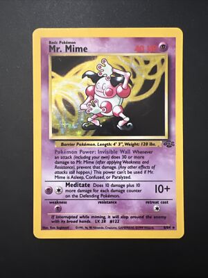 Pokémon TCG Mr. Mime Jungle 6/64 Holo Unlimited Holo Rare | eBay