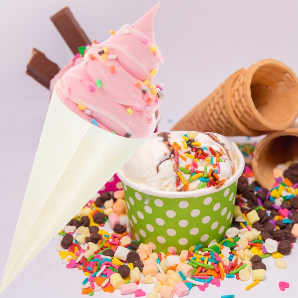 100 Pcs Disposable Ice Cream Cone Cones Food Party for Charcuterie | eBay