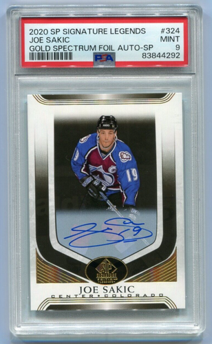 2020-21 SP Signature Edition Legends #324 JOE SAKIC Gold Spectrum Foil ...