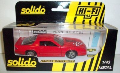 SOLIDO 1/43 - 1509 CAMARO RACING - RED | eBay