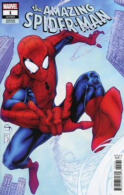 AMAZING SPIDER-MAN #1 1:25 LGY #802 SHANE DAVIS VARIANT COVER NM- | eBay