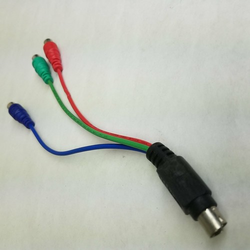 7 Pin S-Video Male To 3 RCA RGB Female TV Component PC Adapter Cable | eBay