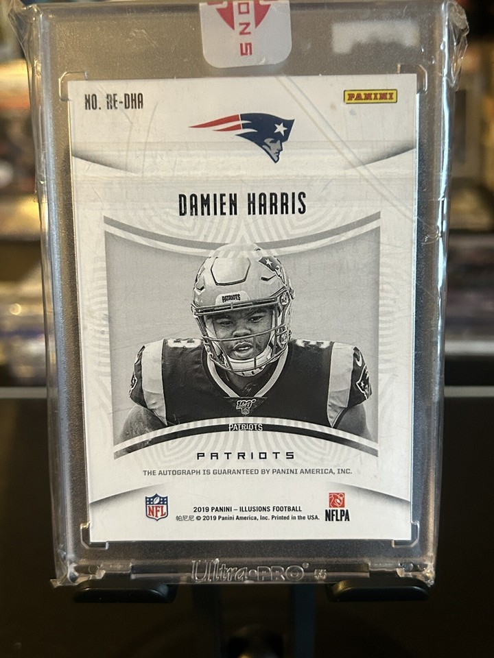 2019 Panini Illusions DAMIEN HARRIS Rookie Red AUTO AUTOGRAPH # 42/50 ...