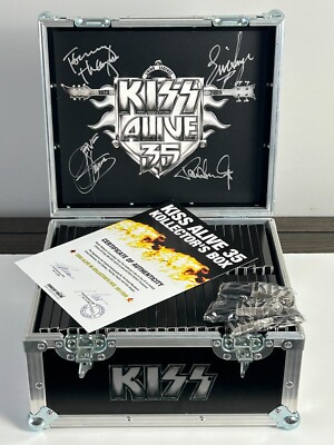 KISS CD Road Case Box Set Alive 35 USA Concert Tour SIGNED Autograph ...