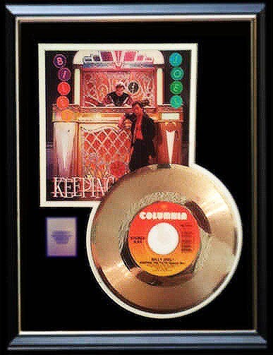 BILLY JOEL KEEPING THE FAITH RARE 45 RPM GOLD METALIZED RECORD NON RIAA ...