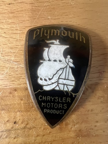 1931-1937 Chrysler Plymouth Radiator Emblem Badge | eBay