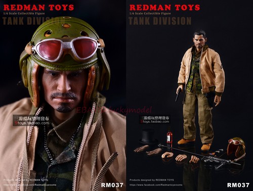 REDMAN TOYS RM037 1/6 World War II Fury Tank Division Action Figure In ...