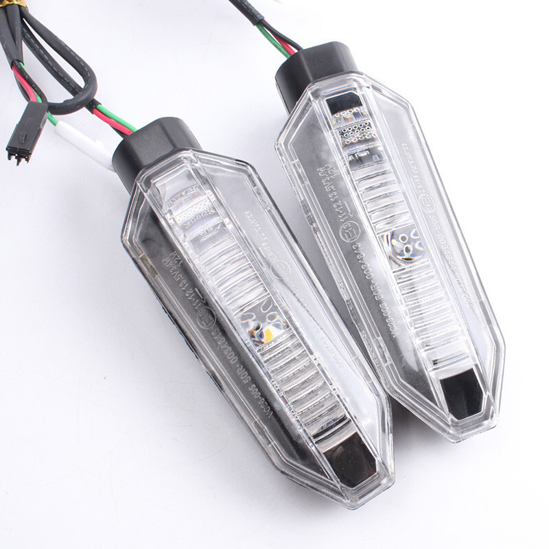 1 pair X Front LED Turn Signal Light for HONDA CBR500R ABS 2019/20/21 ...