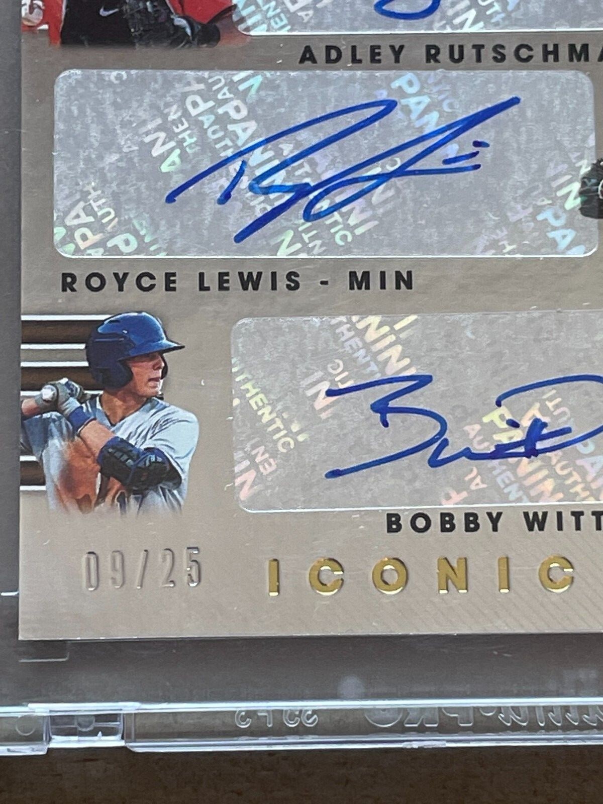 2021 Absolute Iconic Ink Quads Auto Franco, Rutschman, Lewis, Witt Jr ...