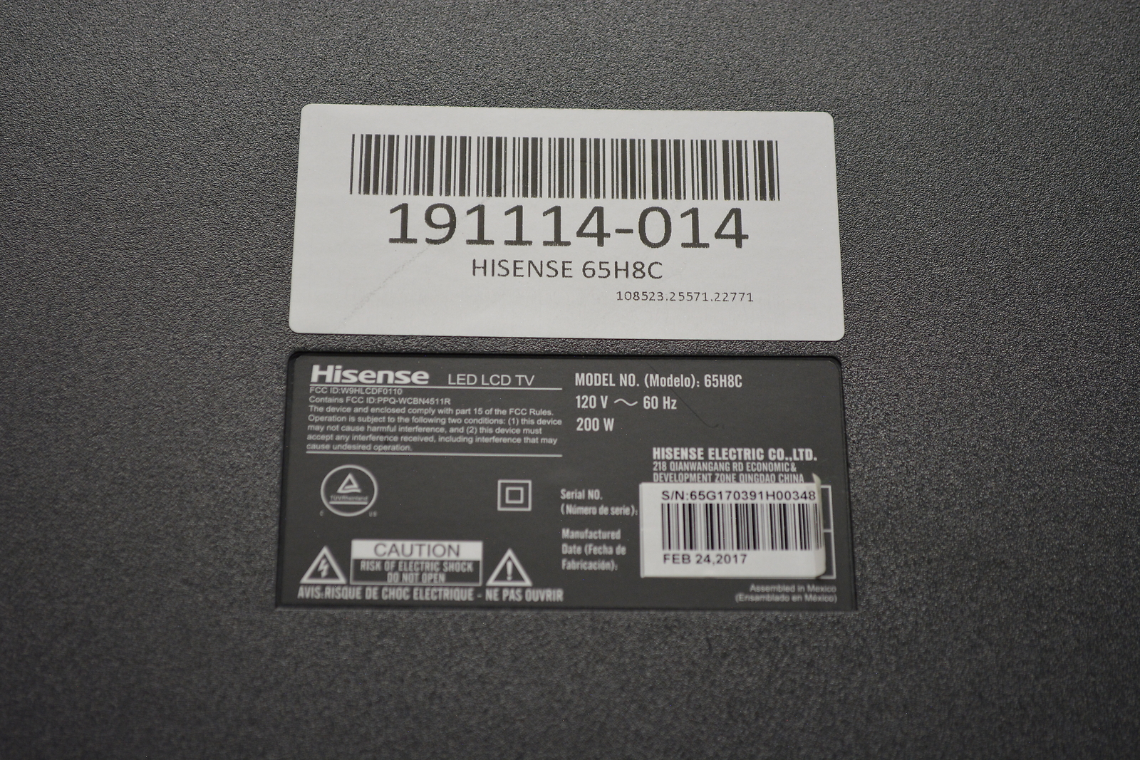 HISENSE 65H8C TCON 65T50-C06 | eBay
