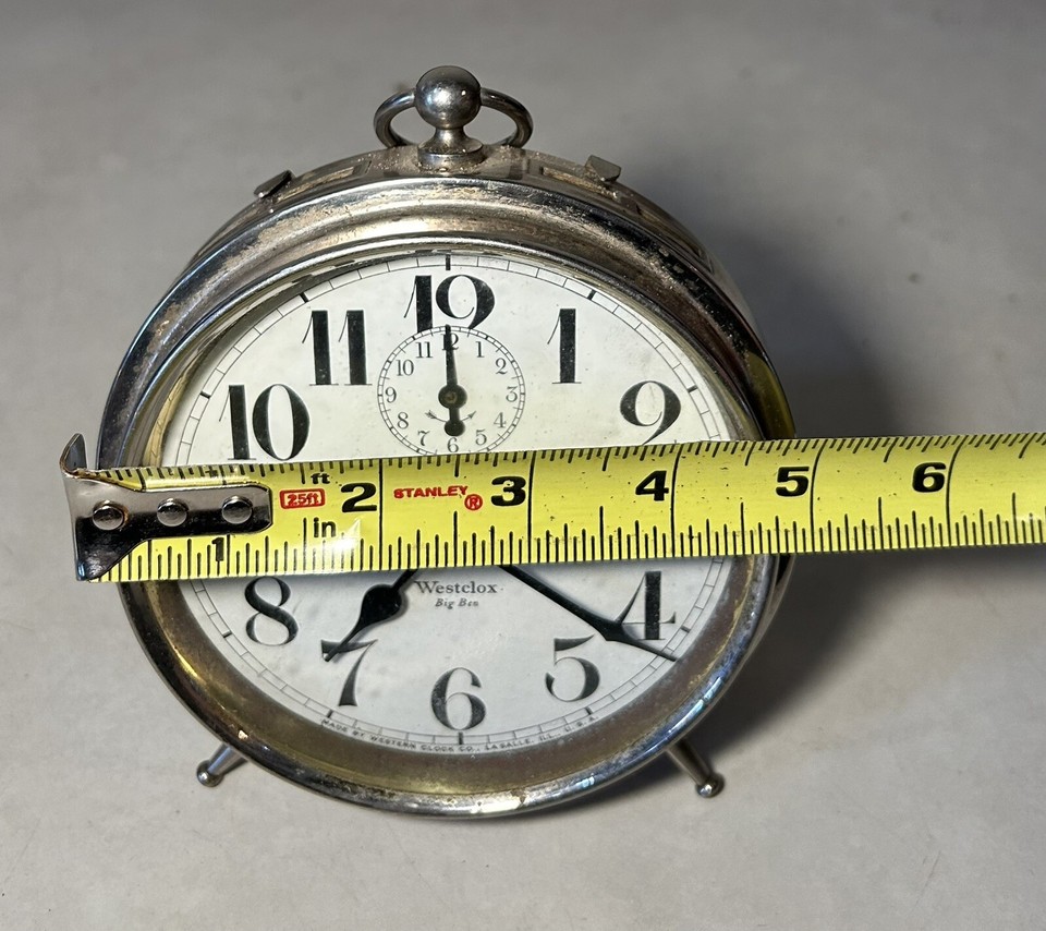 Westclox Big Ben Peg Leg Patent 1919 Alarm Clock #1 | eBay
