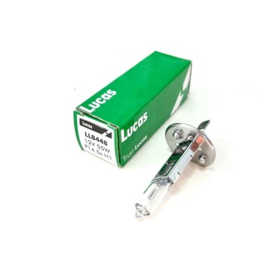 Lucas LLB448 12V 55W Halogen Headlamp Bulb H1 - Genuine - Pack of 2 ...