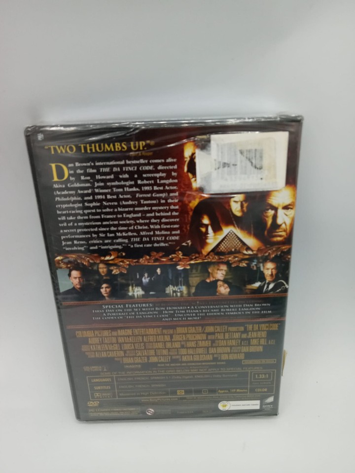 The DaVinci Code (DVD, 2006, 2-Disc Set, Special Edition, Full Frame ...