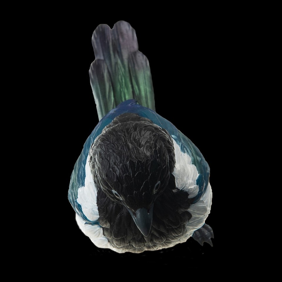 【In-Stock】Animal Heavenly Body Eurasian Magpie Pica pica Bird Statue | eBay