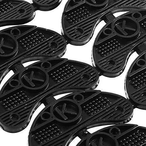 10 Pairs Black Color Rubber Shoe Heel Plates Taps Heel Repair Pad ...