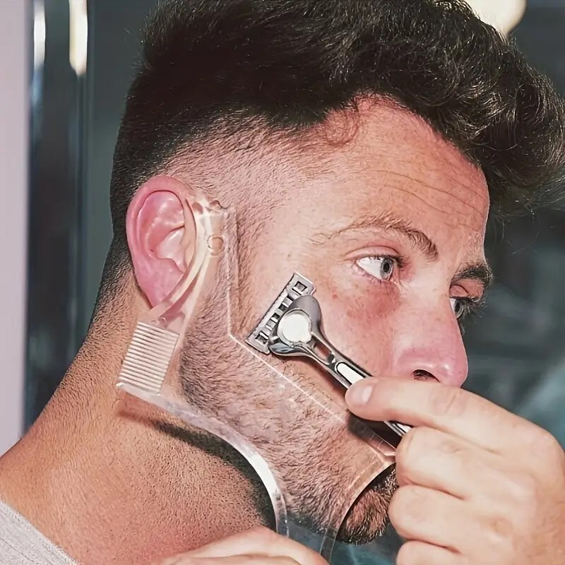 Beard Ruler, Beard Styling Tool, Beard Styling Comb, Beard Template ...
