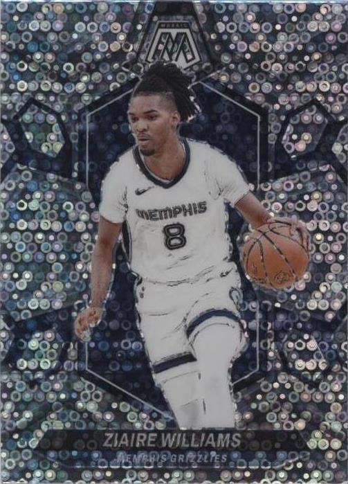 2023-24 Panini Mosaic - Ziaire Williams #173 Fast Break Silver Mosaic ...